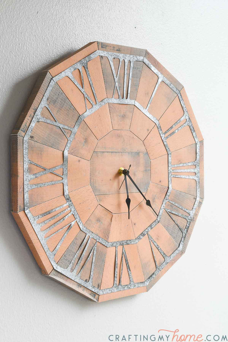 Rustic Pallet Wood Clock Cut Files – Craftingmyhome