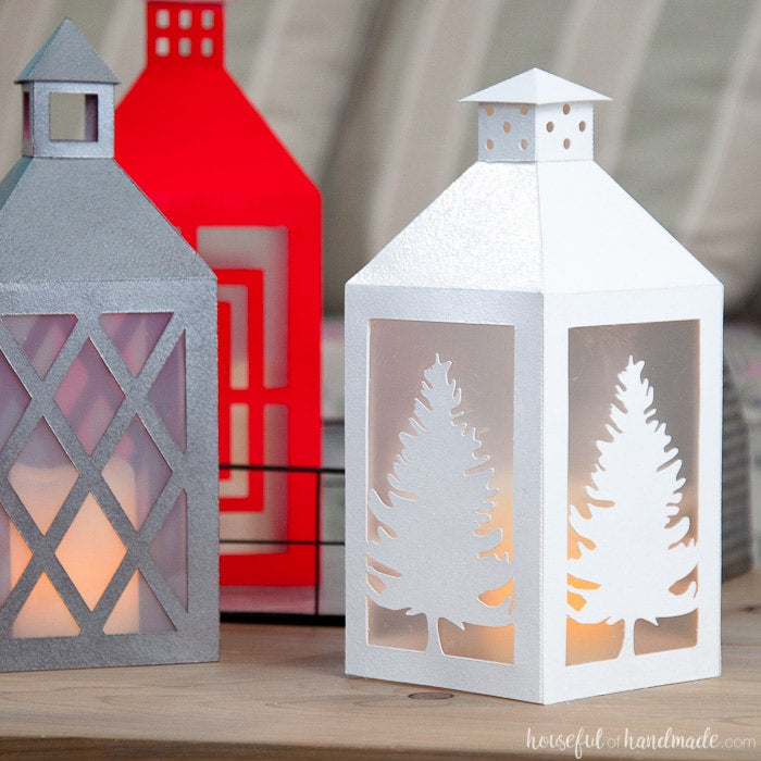 paper cut lanterns